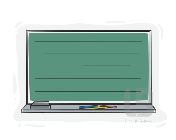 Definition & Meaning of "Blackboard" | LanGeek