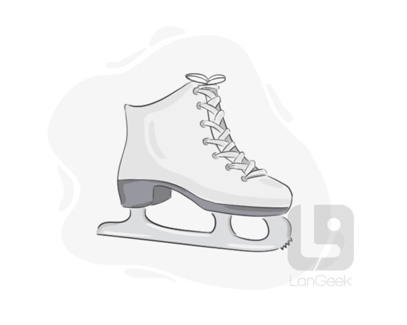 Definition & Meaning of "Ice skate" | LanGeek