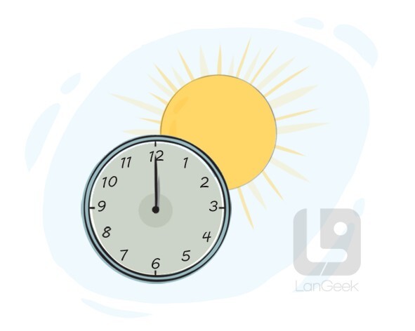 Definition & Meaning of "Midday" | LanGeek