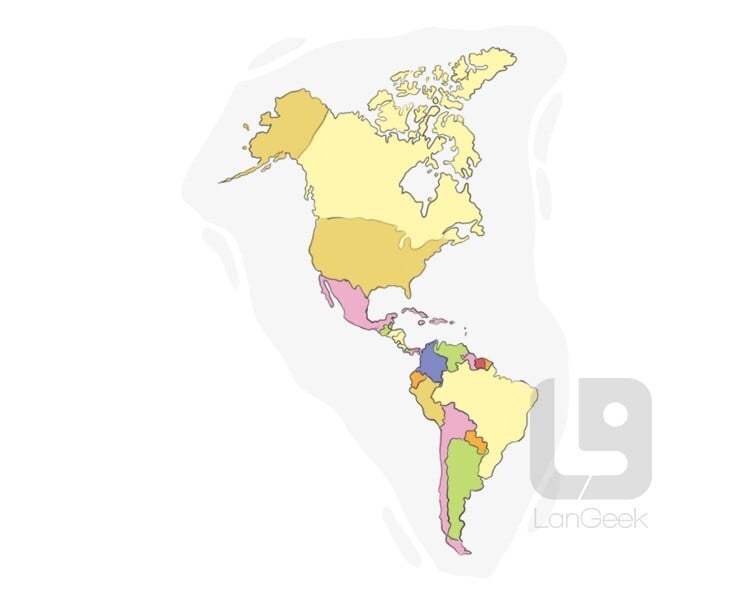 Definition & Meaning of "America" | LanGeek