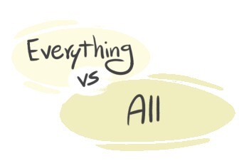 "Everything" vs. "All" in English Grammar | LanGeek