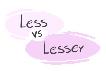 "Less" vs. "Lesser" in the English grammar | LanGeek