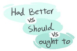 "Ought To" vs. "Could" in the English grammar | LanGeek