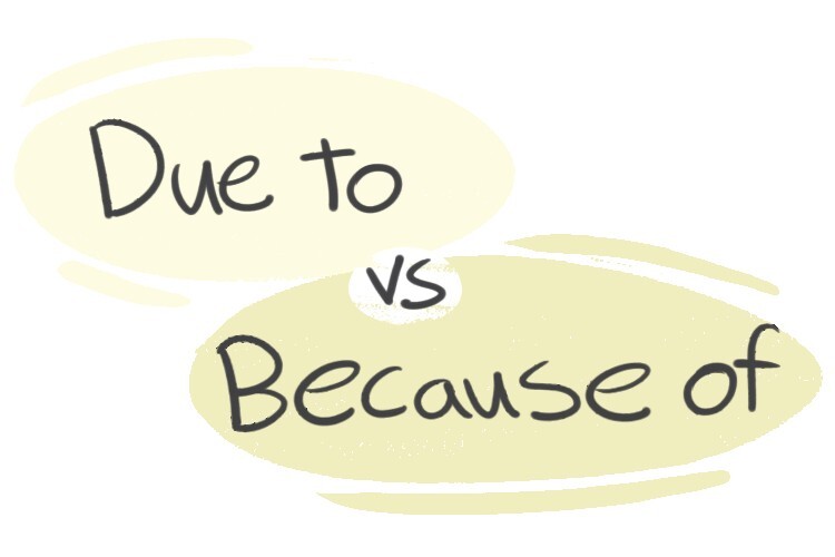 "Due To" vs. "Because Of" in the English grammar | LanGeek