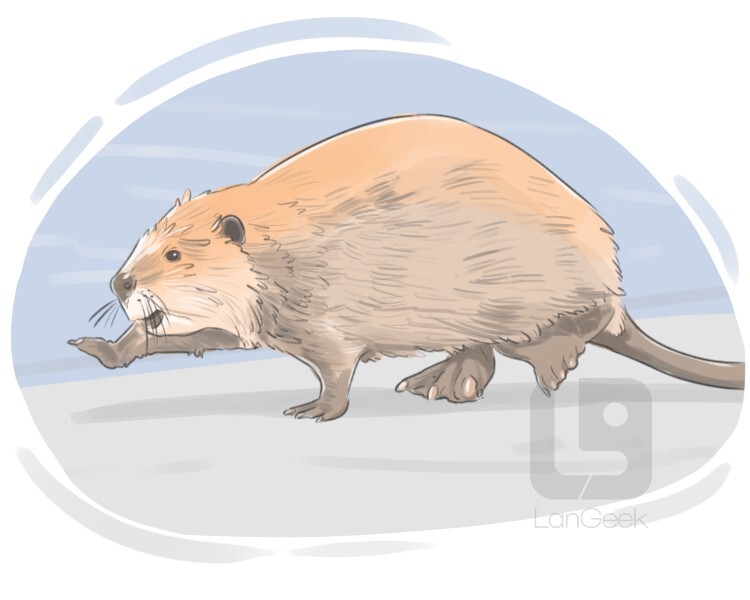 Muskrat Lodge Drawing