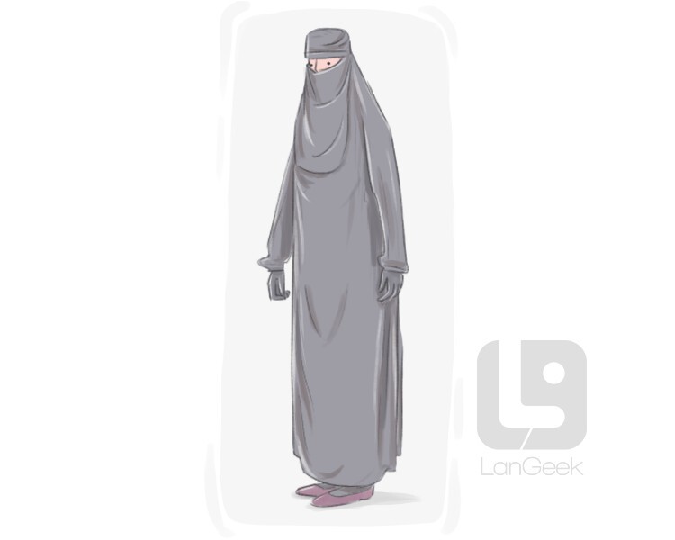 Definition & Meaning of "Burqa" | LanGeek