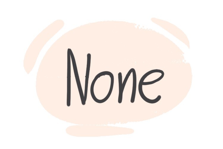 How To Use None In The English Grammar LanGeek