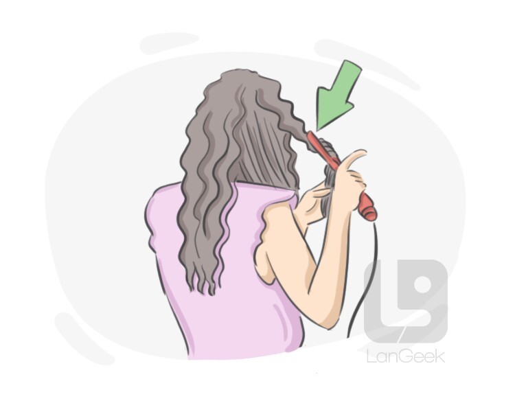 Definition & Meaning of "Hair curler" | LanGeek