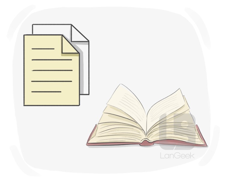 Definition Meaning Of Document LanGeek