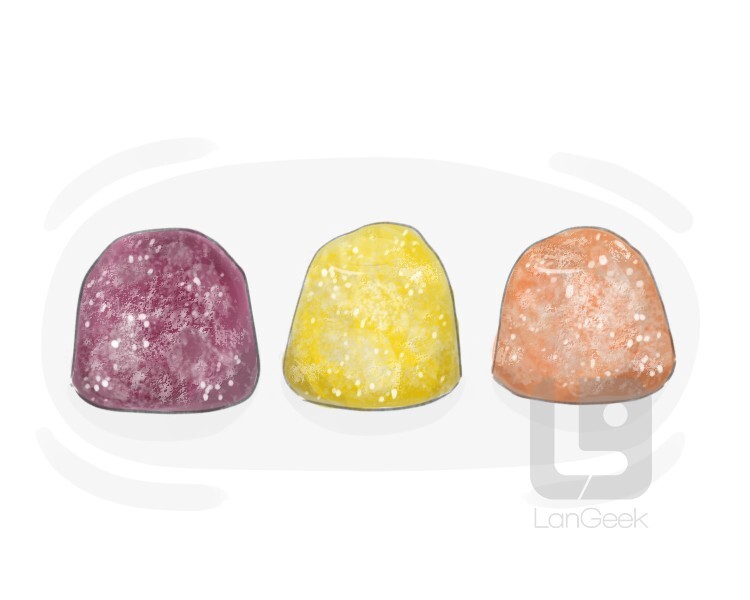 Definition & Meaning of "Gumdrop" | LanGeek