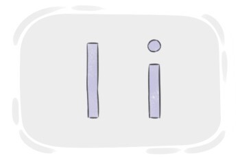 "The Letter I" in the English Alphabet | LanGeek
