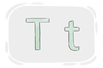 "The Letter T" in the English Alphabet | LanGeek