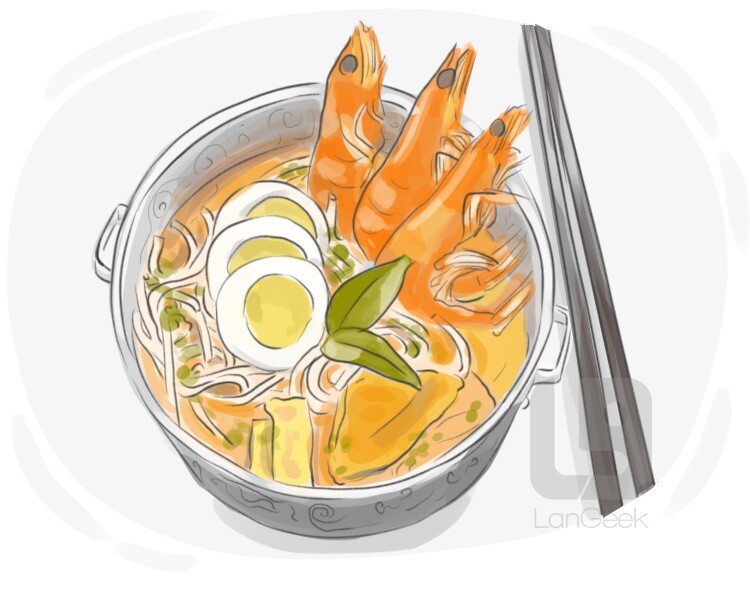 Definition & Meaning of "Laksa" | LanGeek
