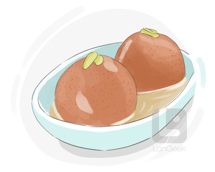 Definition & Meaning of "Gulab jamun" | LanGeek