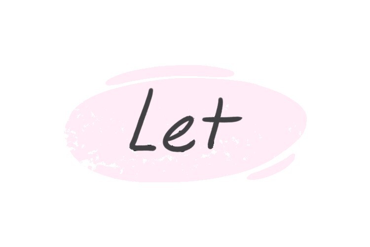 How To Use "Let" in English? | LanGeek
