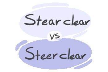 "Stear clear" vs. "Steer clear" in English | LanGeek