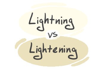 "Lightning" vs. "Lightening" in English | LanGeek