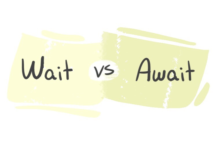 "Wait" vs. "Await" in the English Grammar | LanGeek
