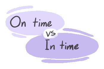 "On time" vs. "In time" in English | LanGeek