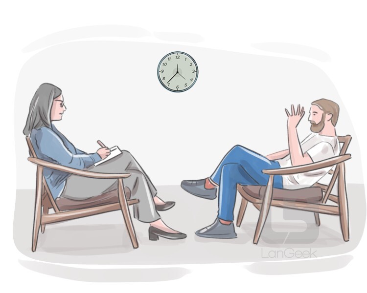 Definition & Meaning of "Talk therapy" | LanGeek