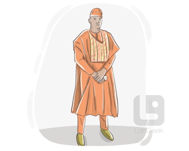 Definition & Meaning of "Agbada" | LanGeek