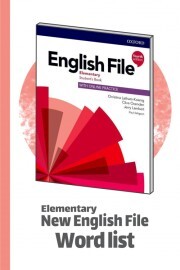 English File Vocabulary Wordlist - 4th Edition | LanGeek