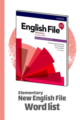 English File Elementary "Lesson 12A" Vocabulary | LanGeek