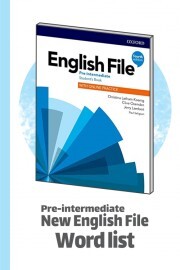 English File Vocabulary Wordlist - 4th Edition | LanGeek
