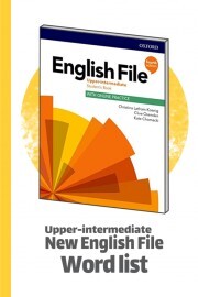 English File Vocabulary Wordlist - 4th Edition | LanGeek