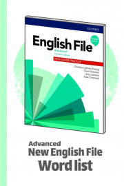 English File Vocabulary Wordlist - 4th Edition | LanGeek