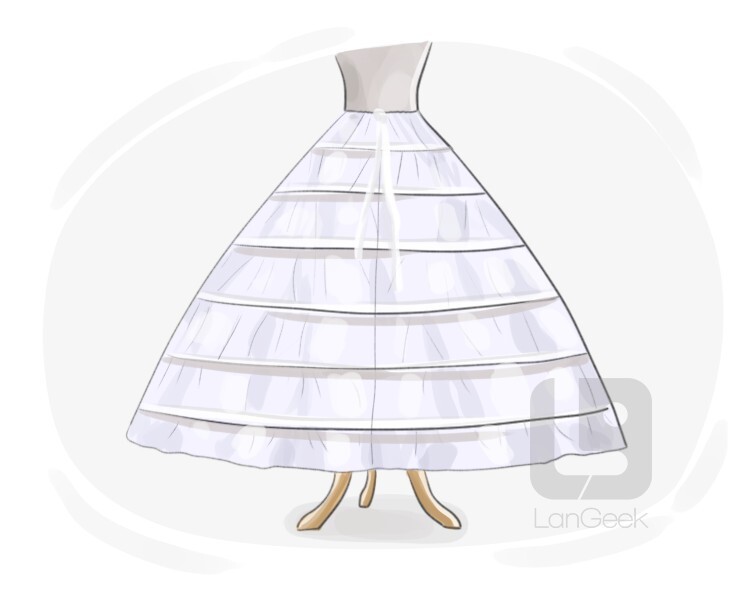 Definition & Meaning of "Crinoline" | LanGeek