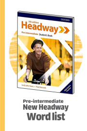 Headway Pre-intermediate Wordlist | LanGeek