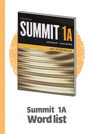 Summit 1A Wordlist | LanGeek