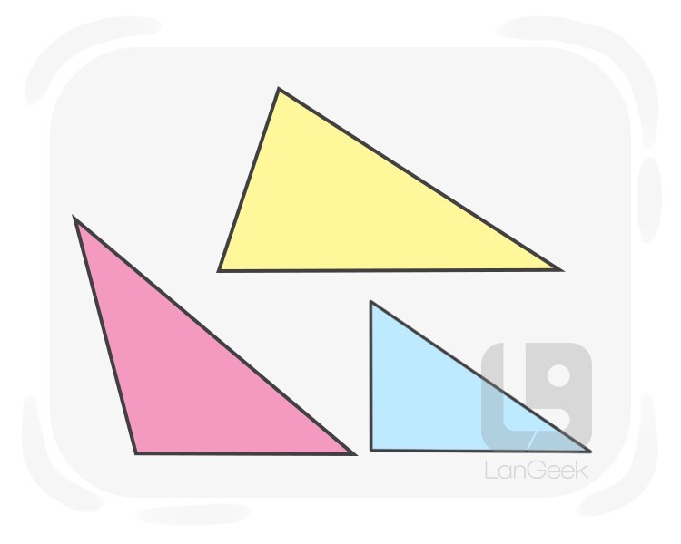 Definition And Meaning Of Scalene Triangle Langeek