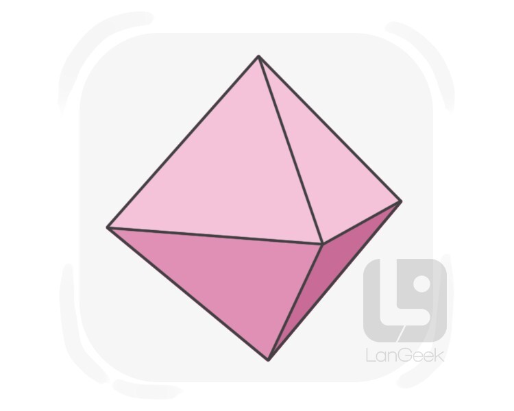 Definition & Meaning of "Octahedron" | LanGeek