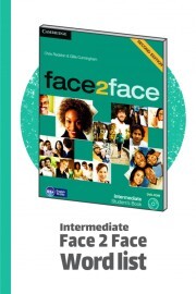 Face2Face Intermediate Second Edition Wordlist | LanGeek