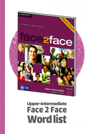 Face2Face Upper-intermediate Second Edition Wordlist | LanGeek