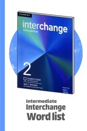 Interchange Vocabulary Wordlist | LanGeek