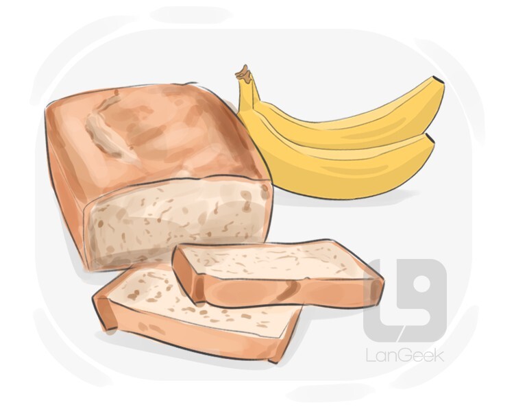 Definition And Meaning Of Banana Bread Langeek