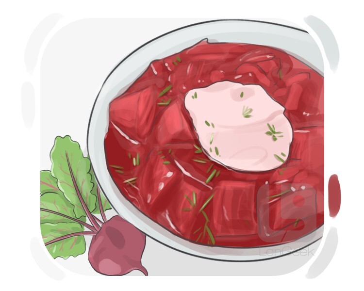 Definition & Meaning of "Borscht" | LanGeek