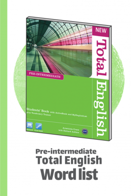 Total English Pre-Intermediate "Unit 7 - Lesson 3" Vocabulary | LanGeek