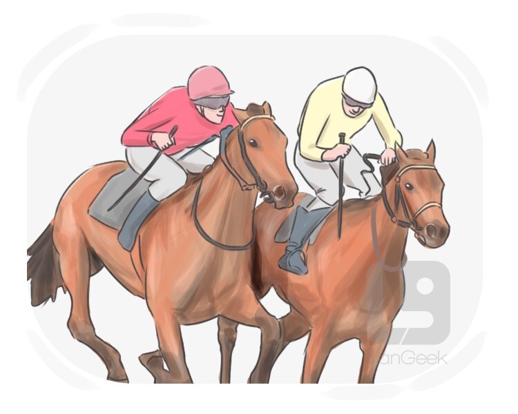 Definition & Meaning of "Horse racing" | LanGeek