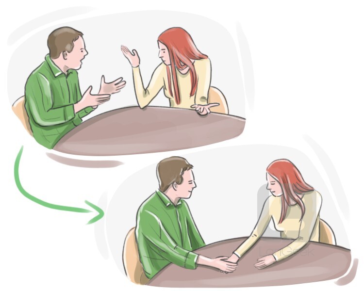 Definition & Meaning of "Give and take" | LanGeek