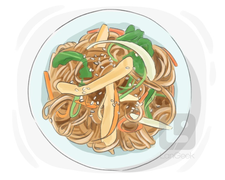Definition & Meaning of "Japchae" | LanGeek