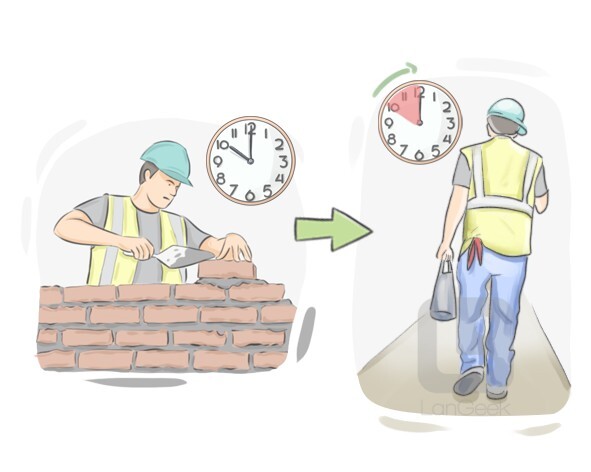 Definition & Meaning of "Work to rule" | LanGeek