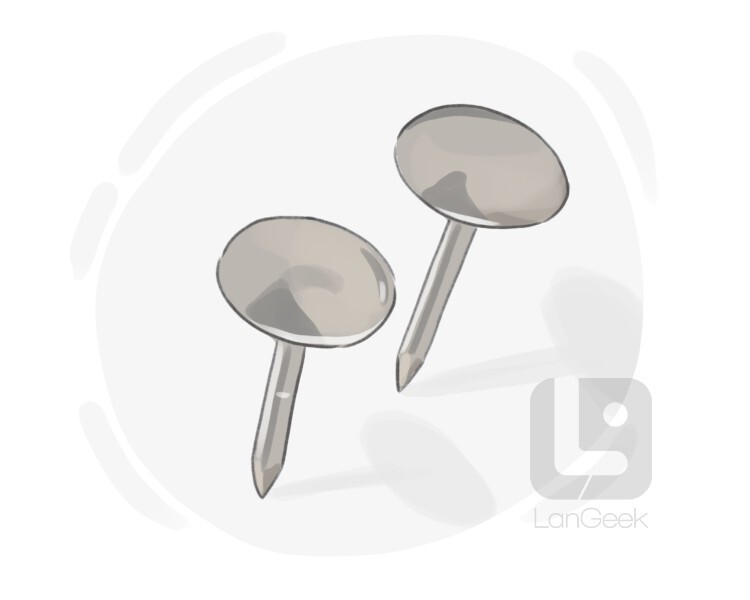 Definition & Meaning of "Upholstery nail" | LanGeek