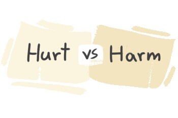 What is the difference between 'hurt' and 'harm'? | LanGeek