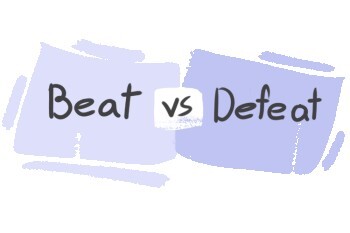 What is the difference between 'defeat' and 'beat'? | LanGeek