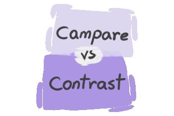 What is the difference between 'compare' and 'contrast'? | LanGeek