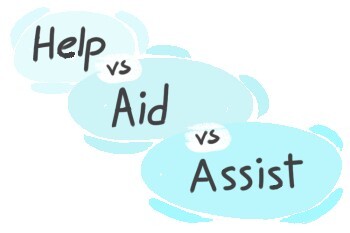 What is the difference between 'help' and 'aid' and 'assist'? | LanGeek